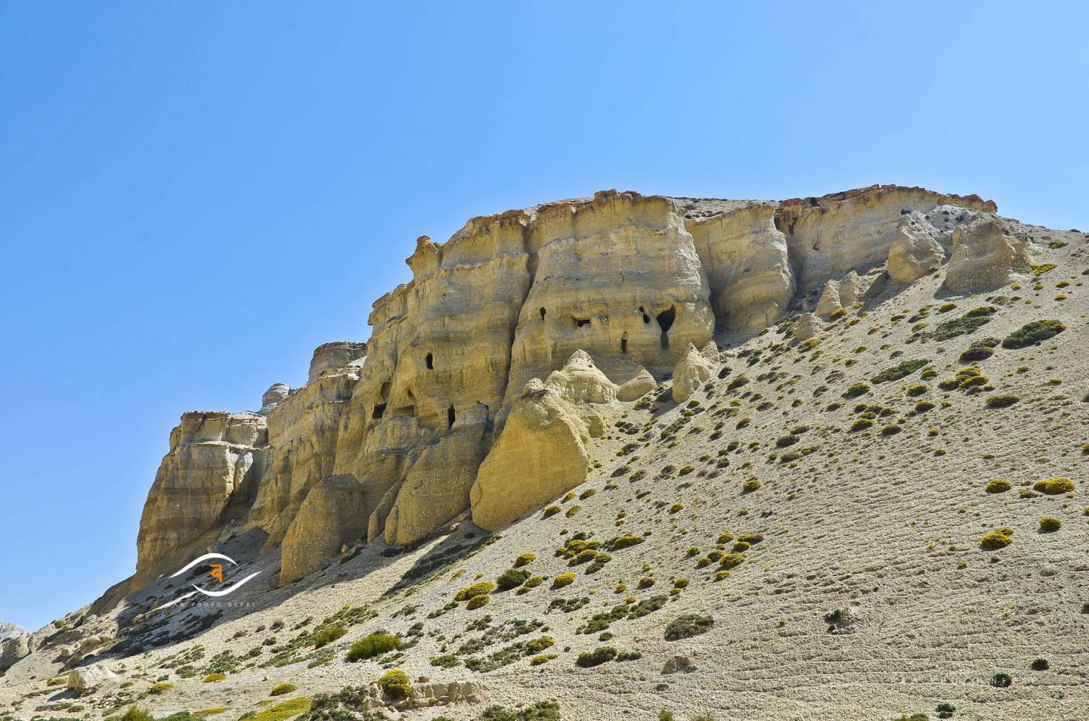 Treasure Cave of Upper Mustang - Raw Photo Nepal